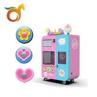 China Video Technical Automatic Candy Floss Machine For Subway Station L650*W1300*H1750 for sale