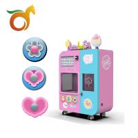 China 220V High Yield Vending Smart Candy Floss Machine HD Screen Multiple Payment for sale