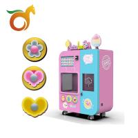 China Fully Automatic Cotton Candy Vending Machine GPS Positioning L650*W1300*H1750mm for sale