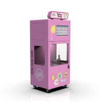 China Commercial Automatic Cotton Candy Vending Machine ROHS Multi Language for sale