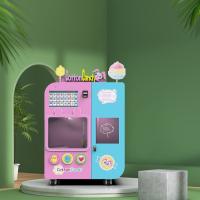 China Fully Automatic Cotton Candy Vending Machine GPS Positioning L650*W1300*H1750mm for sale