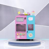 China 700W-2500W Robot Cotton Candy Vending Machine 350Kg Wireless Remote for sale