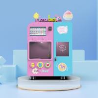 China Outdoor Robot Fairy Floss Vending Machine 36 Fancy Flower Double Nozzle for sale
