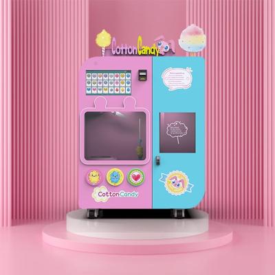 China 220V High Yield Vending Smart Candy Floss Machine HD Screen Multiple Payment for sale