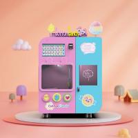 China 220V-240V Fairy Floss Vending Machine 700W-2500W Pink blue for sale