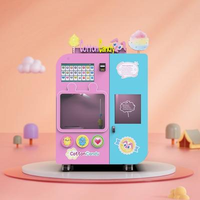 China 220V-240V Fairy Floss Vending Machine 700W-2500W Pink blue for sale
