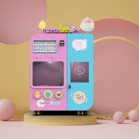 China Multiple Color Flower Cotton Candy Machine 1750mm 220V Automatic for sale