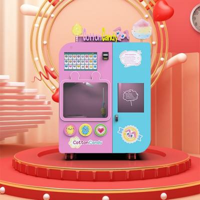 China Coin Bill Fairy Floss Vending Machine 20000 Hours Long Service Life for sale