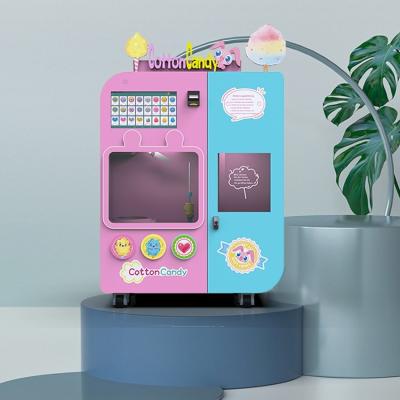 China SDK Video Technical Smart Cotton Candy Maker Floss Vending Fully Automatic for sale