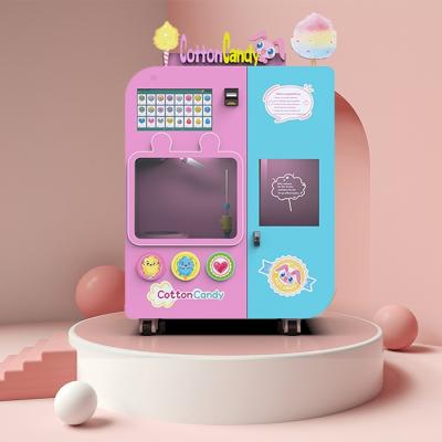 China Unmanned Operation Magic Cotton Candy Machine Stainless Steel Flower Cotton Candy Machine for sale