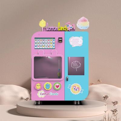 China Full Intelligent Magic Cotton Candy Machine Blue ROHS For Amusement Park for sale