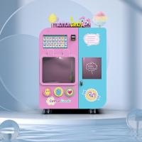 China Outwork Automatic Cotton Candy Vending Machine 240v GPS Positioning for sale