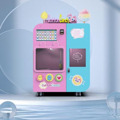 China Outwork Automatic Cotton Candy Vending Machine 240v GPS Positioning for sale