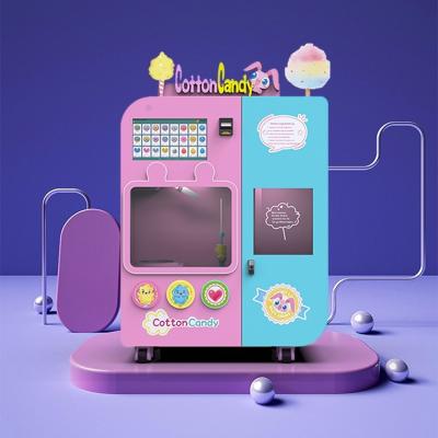 China 700W Remote Fully Automatic Cotton Candy Machine 8kg Sugar for sale