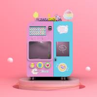 China Electric Automatic Candy Floss Vending Machine 1750mm High Fairy Floss Vending Machine for sale