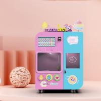 China Red Rabbit Vending Fully Automatic Cotton Candy Machine 36 Floss Flower for sale
