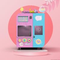 China 220V 700W Magic Cotton Candy Machine 4G Internet Cotton Candy Vending Machine for sale