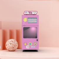 China High Efficiency Coin Operated Cotton Candy Machine ROHS For Subway Station for sale