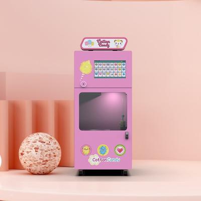 China High Efficiency Coin Operated Cotton Candy Machine ROHS For Subway Station for sale