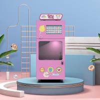 China Credit Card Fairy Floss Vending Machine 12 Candy Flowers Food Grade for sale