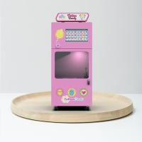 China GPS Automatic Cotton Candy Vending Machine 220V 240V Coin Bill Credit Card Payment for sale
