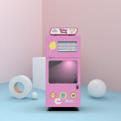 China Fast Robot Cotton Candy Vending Machine APP Control 650*1300*1750 for sale