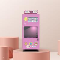 China Game Park Automatic Cotton Candy Vending Machine CE ROHS With Automatic Paper Stick for sale