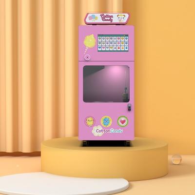China 8kg Sugar Automatic Cotton Candy Vending Machine 600W Candy Per Kilo Sugar for sale