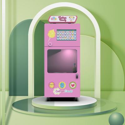 China Electric Automatic Cotton Candy Vending Machine 36 Patterns With Flexible Precise Arm for sale
