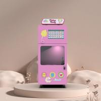 China 220V 110V Automatic Cotton Candy Vending Machine OEM Brushless Burner for sale