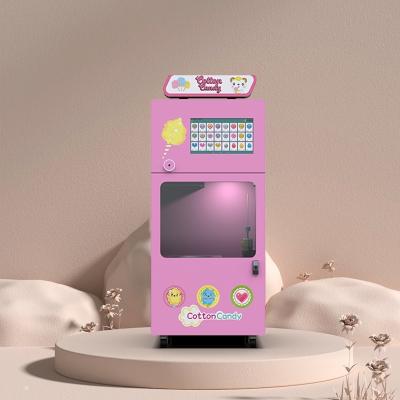 China 220V 110V Automatic Cotton Candy Vending Machine OEM Brushless Burner for sale