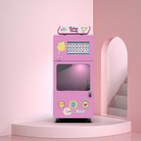 China Apple Pay Cotton Candy Vending Machine Highly Interactive Smart Candy Floss Machine for sale