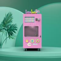 China 110V Automatic Cotton Candy Vending Machine Wireless Cotton Candy Floss Vending Machine for sale