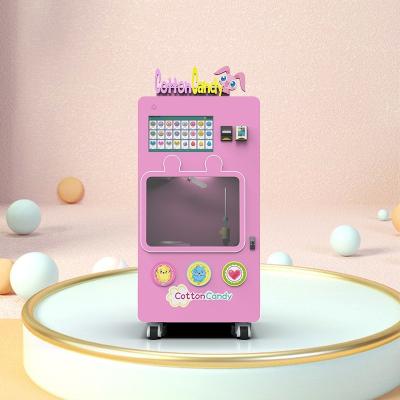 China Multi Flavors Robot Cotton Candy Vending Machine 220V Wireless Remote for sale