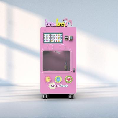 China ROHS CE Robot Cotton Candy Vending Machine Multiple Color Fully Automatic for sale