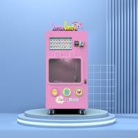 China Unmanned Operation Automatic Candy Floss Machine Highly Interactive for sale