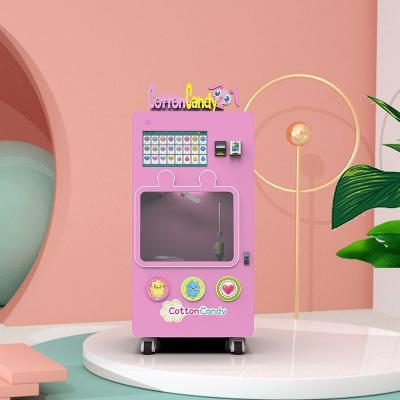 China Highly Interactive Smart Fairy Floss Machine Amusement Park Flower Cotton Candy Machine for sale