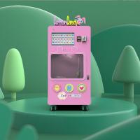 China Small Robot Cotton Candy Vending Machine High Efficiency Stable Performance Smart Candy Floss Maker for sale