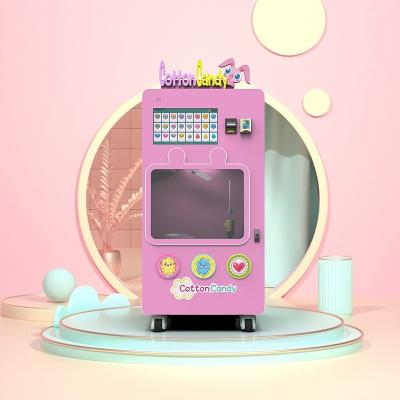 China 4G Robot Cotton Candy Vending Machine ROHS Candy Floss Vending Machine for sale