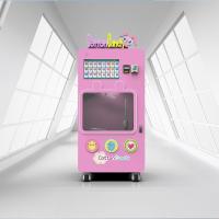 China Commercial Automatic Smart Fairy Floss Machine 220V 240V Remote Ad Update for sale