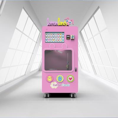 China Commercial Automatic Smart Fairy Floss Machine 220V 240V Remote Ad Update for sale