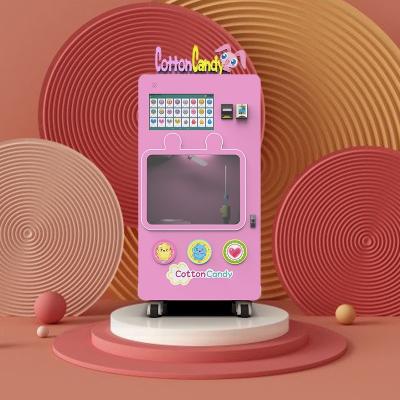 China Floss Vending Smart Cotton Candy Maker Multiple Payment Methods for sale