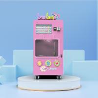 China Video Support Robot Cotton Candy Vending Machine Fully Enclosed 12L Bucket for sale