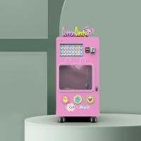China Remote Control Robot Cotton Candy Vending Machine GPS Positioning Automatic Candy Floss Machine for sale