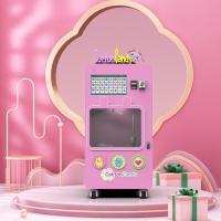 China ROHS Robot Cotton Candy Vending Machine 110v-240v Candy Floss Vending Machine for sale
