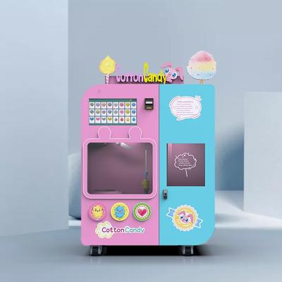 China 1750mm High Fairy Floss Vending Machine 8KG Sugar 300 Flowers for sale