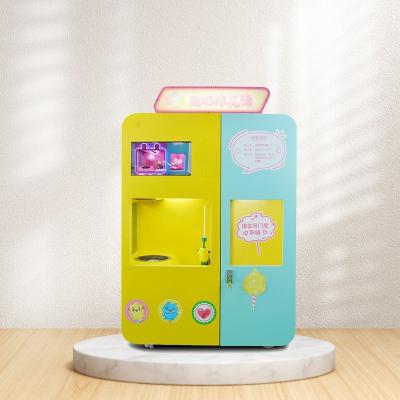 China 110V-240v Flower Cotton Candy Machine Unattended Automatic for sale