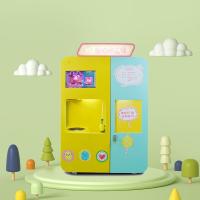 China Custom Cotton Candy Vending Machine Credit Card Payment Stable Running for sale