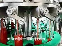 China Full Automatic Sauce Filling Machine 3-in-1 Rinser Filler Capper 2000-3000 BPH for sale