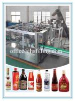 China Automatic Glass Bottle Alcohol Filling Machine 3-in-1 3000-12000 BPH SS304 for sale